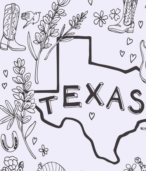 free texas coloring sheets
