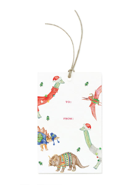 Festive Dinosaur Gift Tags – Lana's Shop