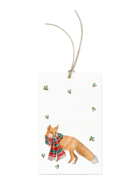 Christmas Party Fox Gift Tag Set – Lana's Shop