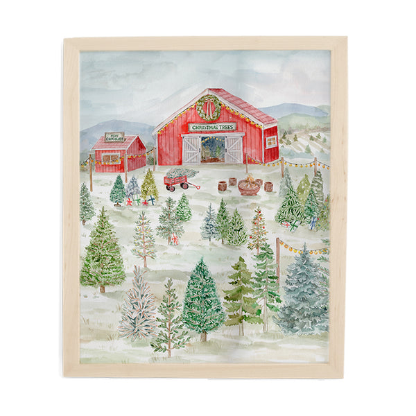 Christmas Tree Farm Art Print – Lana's Shop