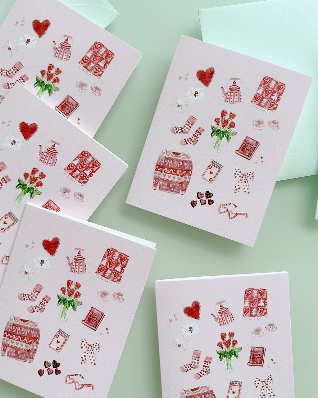 Rosy and Cozy Card – Lana's Shop