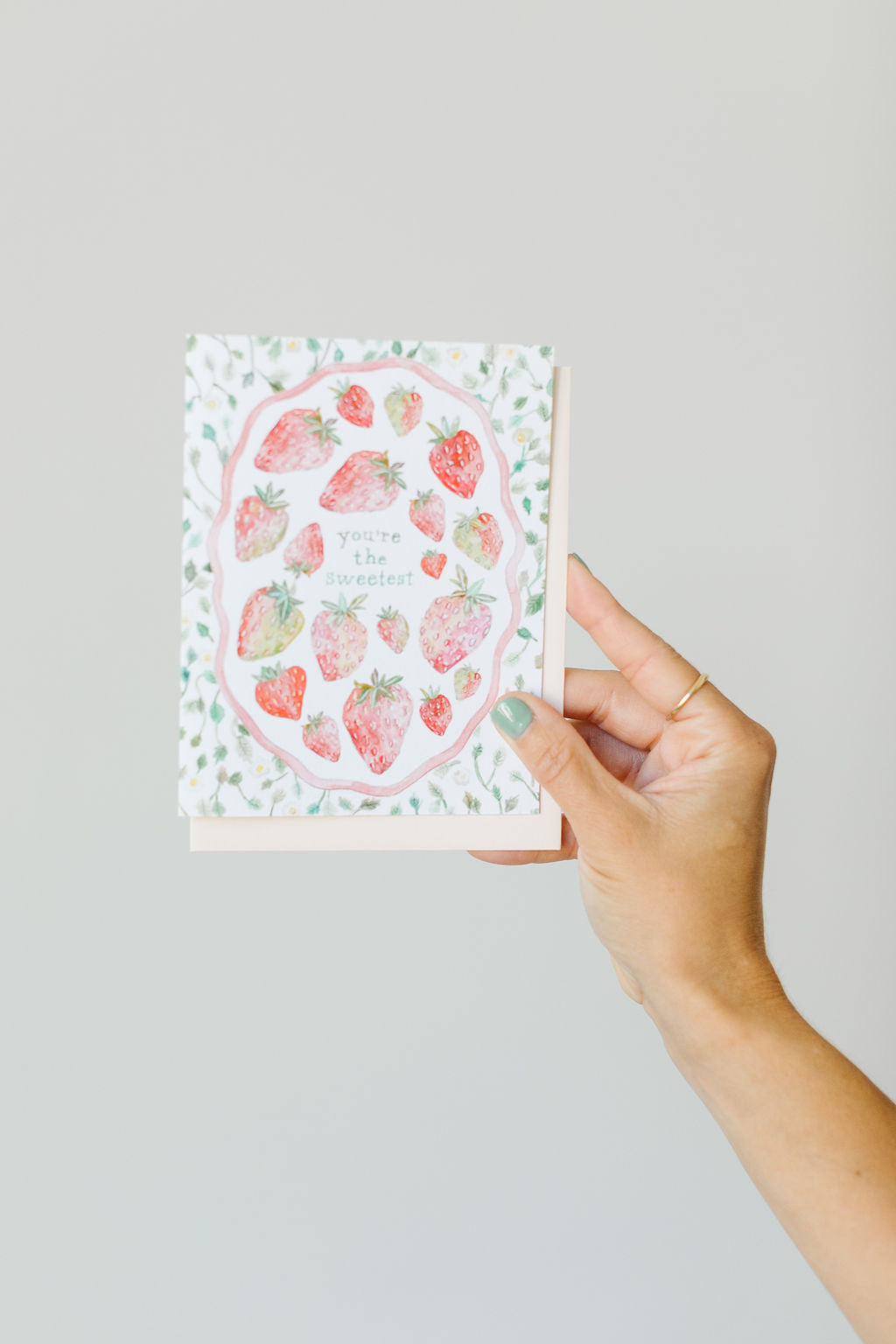 Strawberry Sweet Greeting Card – Lana's Shop