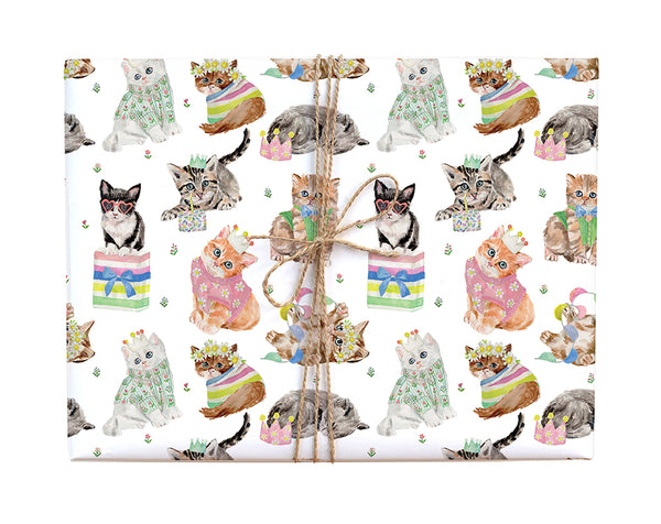 Birthday Kittens Gift Wrap – Lana's Shop