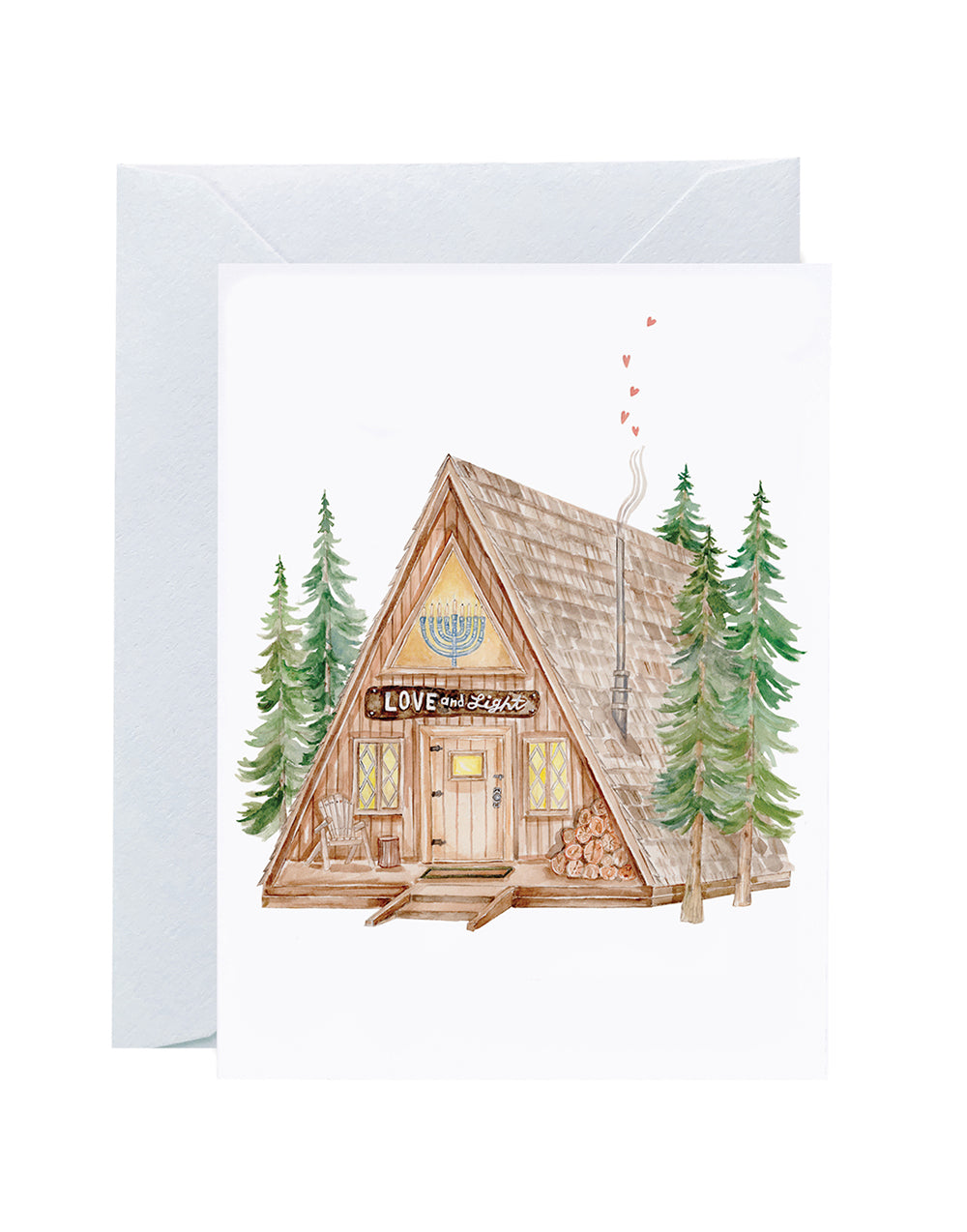 Hanukkah Cabin Card – Lana's Shop
