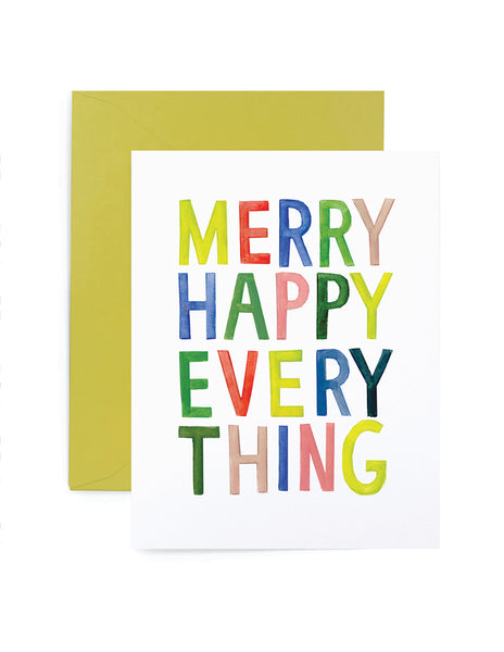 Merry Happy Everything Card – Lana's Shop