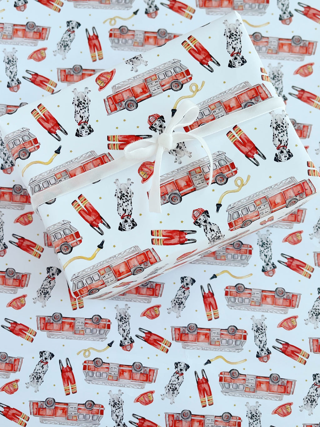Fire Truck Gift Wrap – Lana's Shop